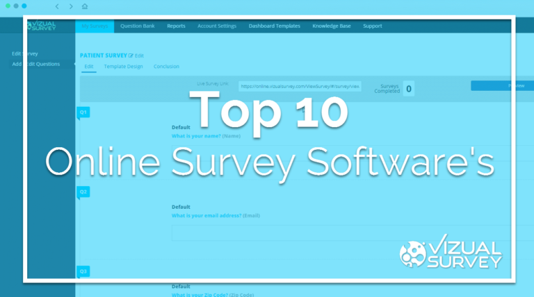 Top 10 Best Online Survey Softwares | VizualSurvey